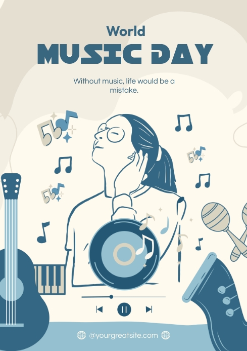 International Music Day Template | PosterMyWall
