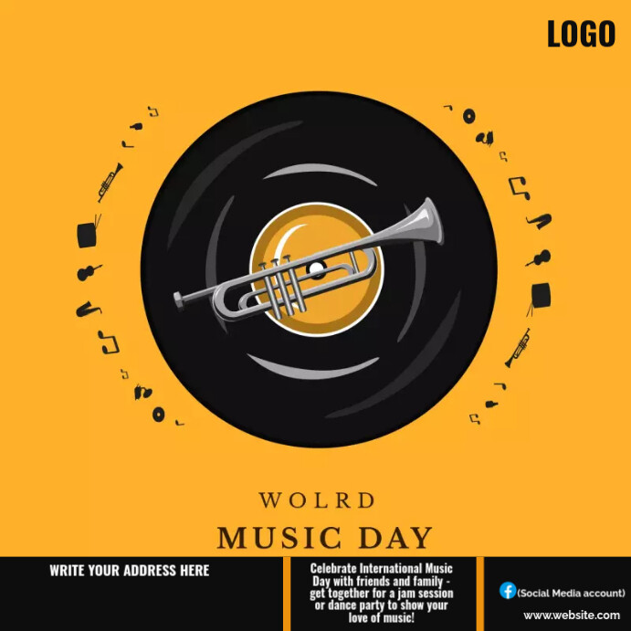 Copy of International Music Day | PosterMyWall