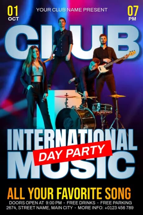 Copy of International Music Day | PosterMyWall