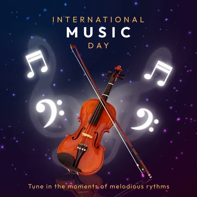 International Music Day Instagram Post Template | PosterMyWall