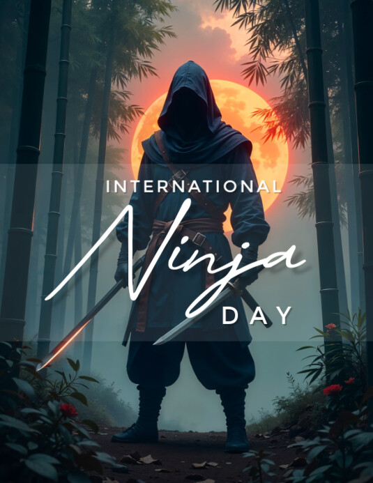 Copy of International Ninja Day Flyer 2024 | PosterMyWall