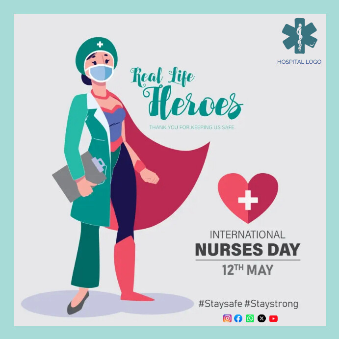 Copy of INTERNATIONAL NURSES DAY DESIGN TEMPLATE (1) | PosterMyWall