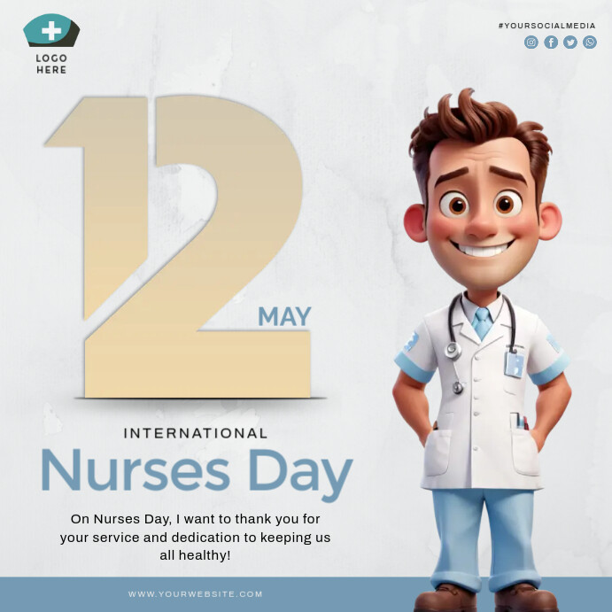 Copy of International Nurses day IG Post | PosterMyWall