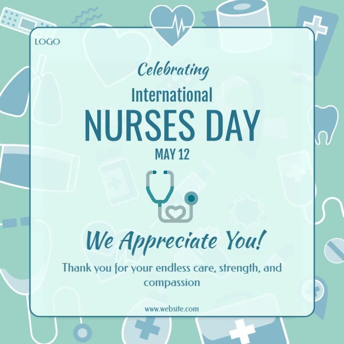 International Nurses Day Instagram Post Template | PosterMyWall