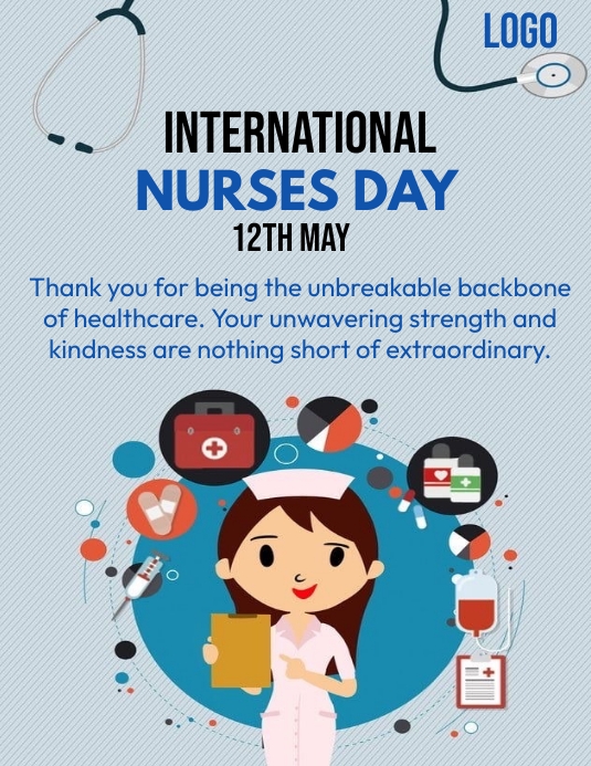 International nurses day poster template | PosterMyWall