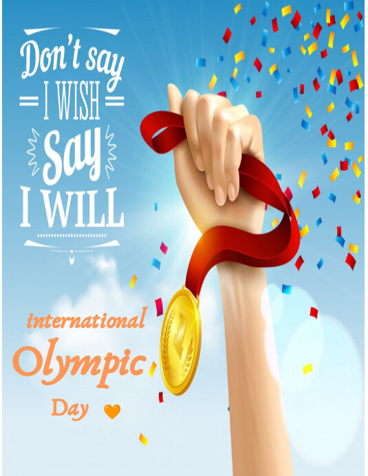 International Olympic day Template | PosterMyWall