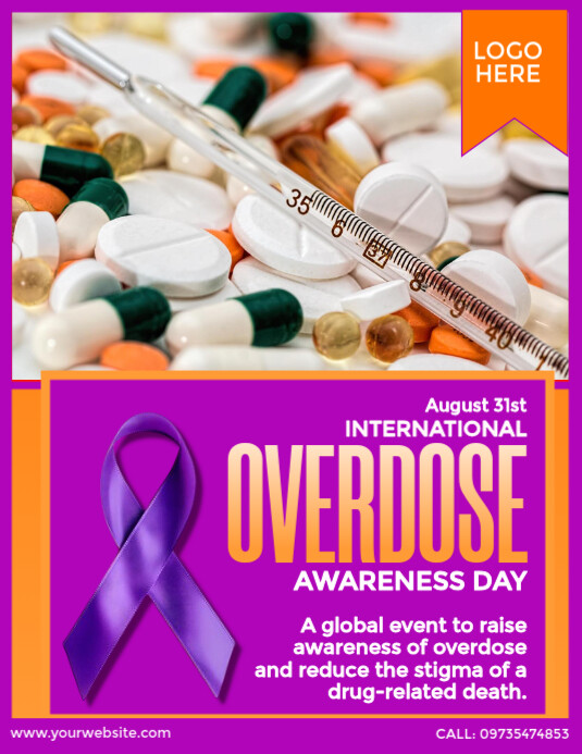Copy of International Overdose Awareness Day Flyer | PosterMyWall