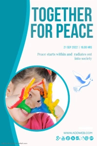 INTERNATIONAL PEACE DAY Template | PosterMyWall