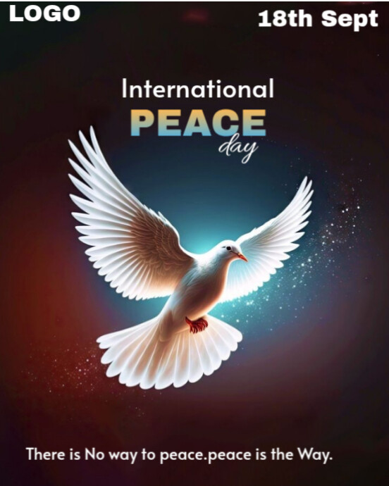 International peace day flyer Template | PosterMyWall