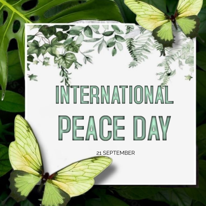 international peace day nature background Template | PosterMyWall