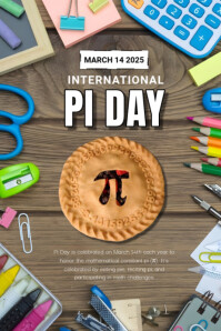 international pi day Template | PosterMyWall