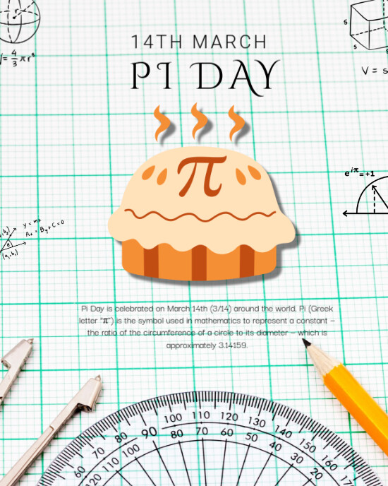 international pi day Template | PosterMyWall