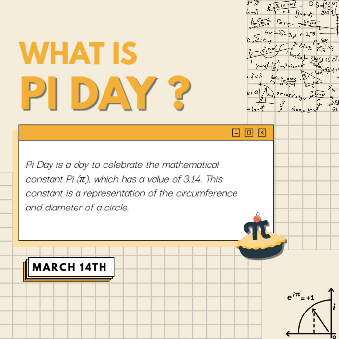 Copy of international pi day | PosterMyWall
