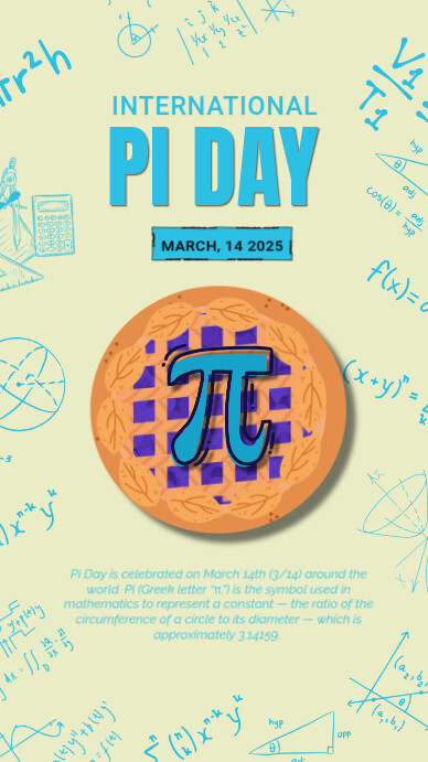 international pi day Template | PosterMyWall