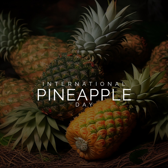 Copy of International Pineapple Day Instagram Post | PosterMyWall