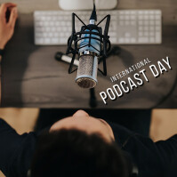 international podcast day Template | PosterMyWall
