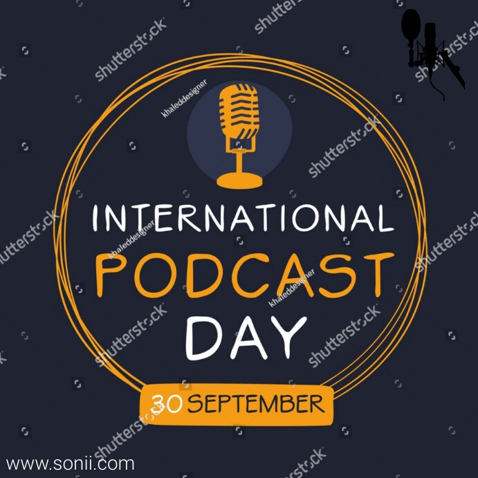 International podcast day Template | PosterMyWall