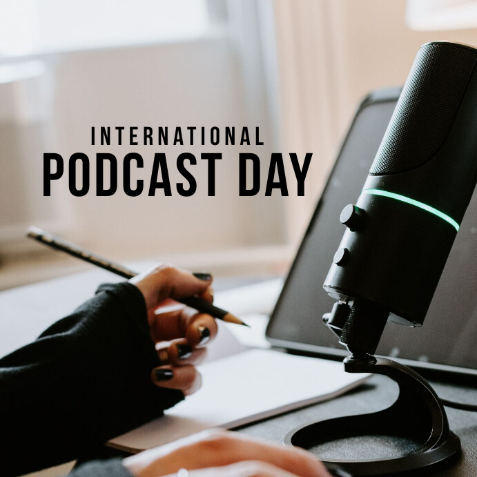 international podcast day Template | PosterMyWall
