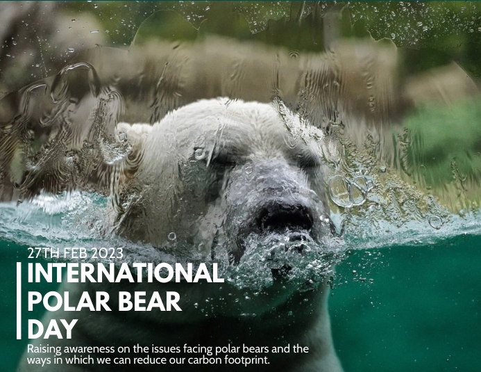 Copy of INTERNATIONAL POLAR BEAR DAY | PosterMyWall