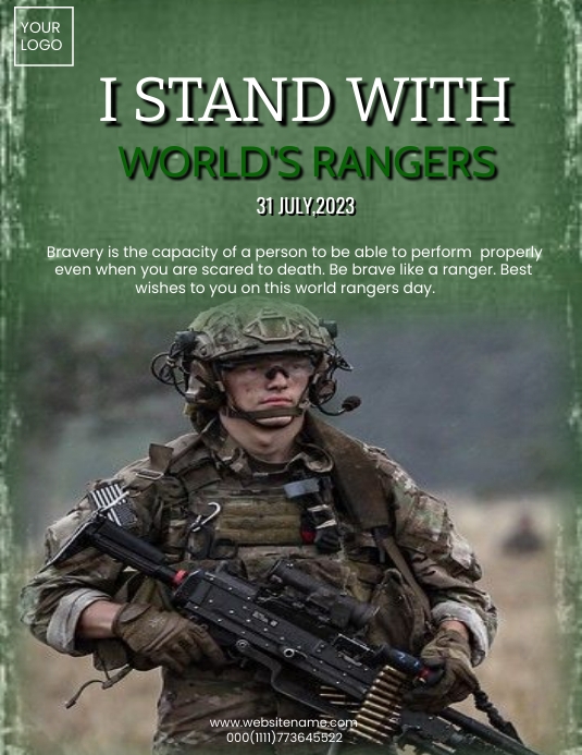Plantilla de International rangers day poster 2023 | PosterMyWall