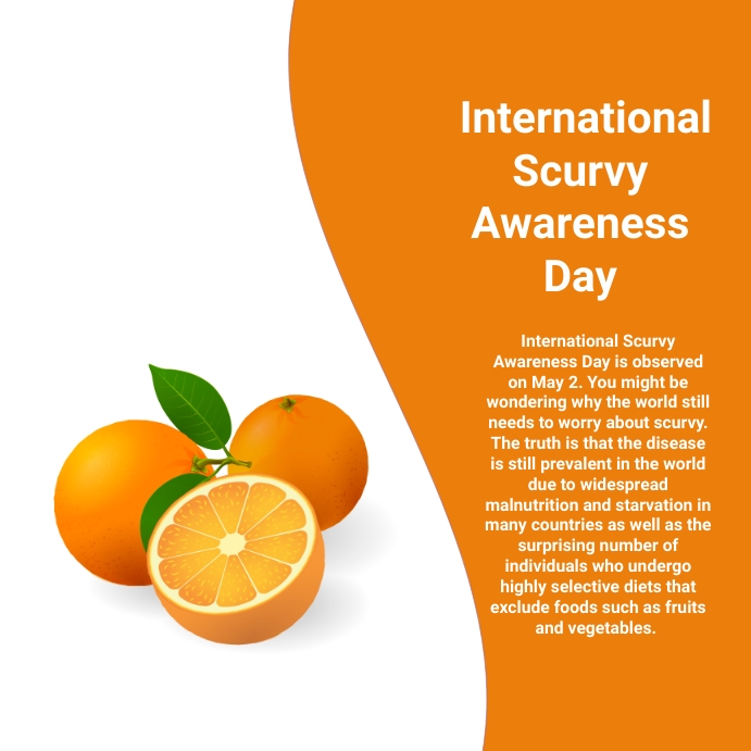 international scurvy awareness day Template | PosterMyWall