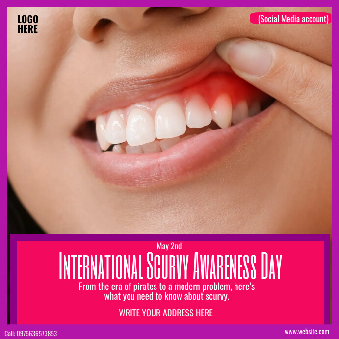 Plantilla de international scurvy awareness day | PosterMyWall