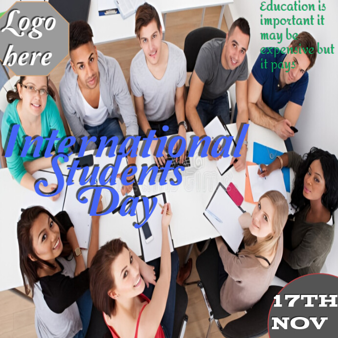 International students day Template | PosterMyWall