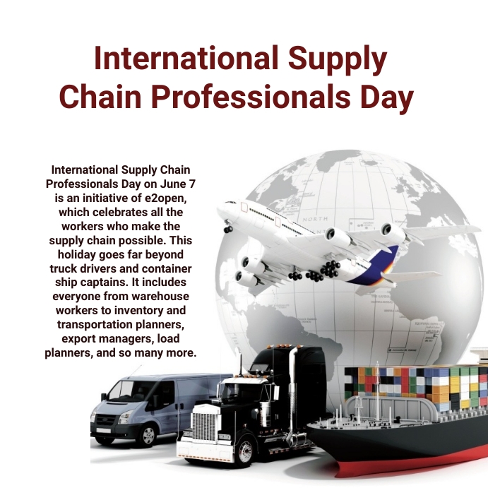 International supply chain professionals day Template | PosterMyWall
