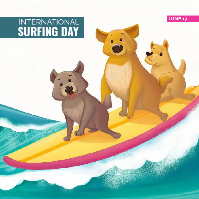 Copy of inTERNATIONAL SURFING dAY (3) | PosterMyWall
