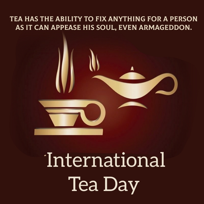 international tea day Template | PosterMyWall