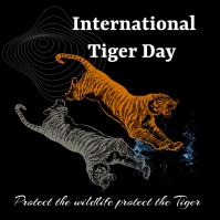 international tiger day Template | PosterMyWall