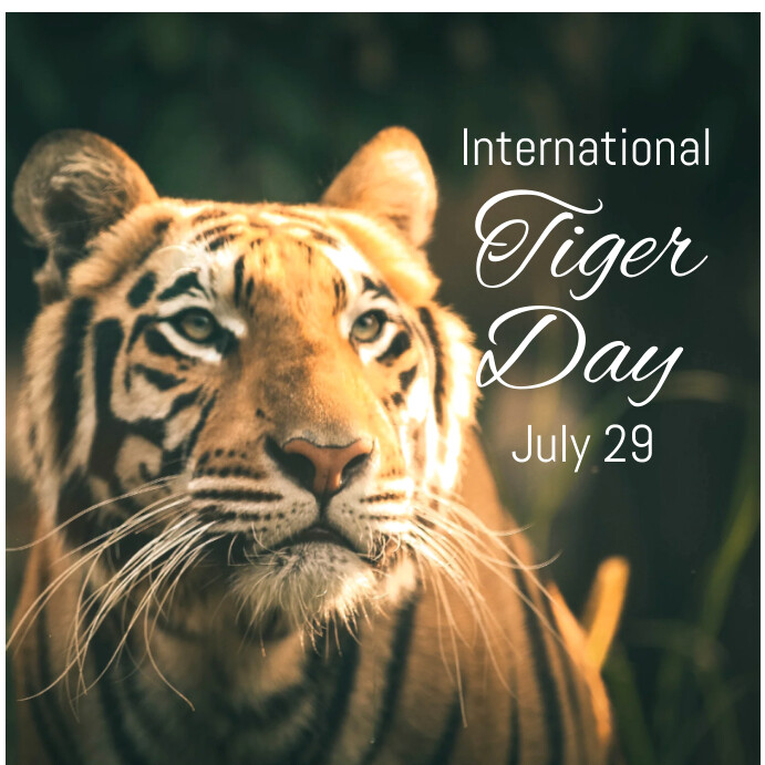 International Tiger Day Template | PosterMyWall