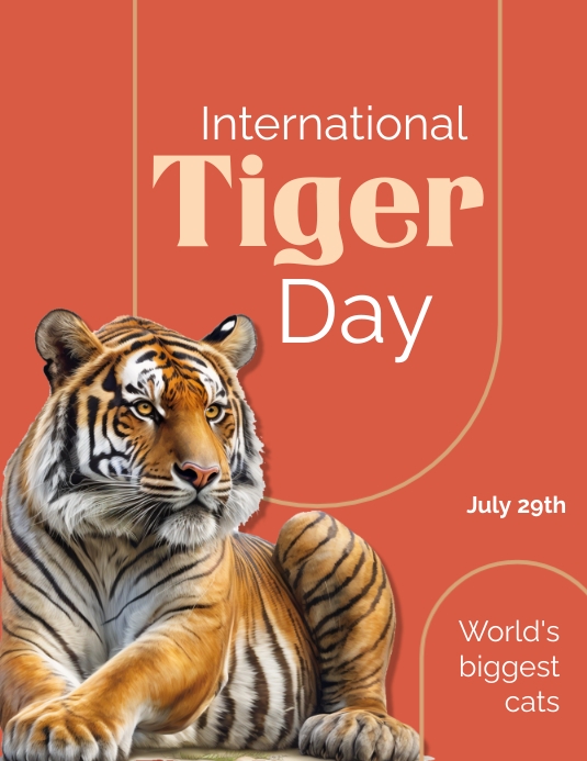 International Tiger Day Template | PosterMyWall