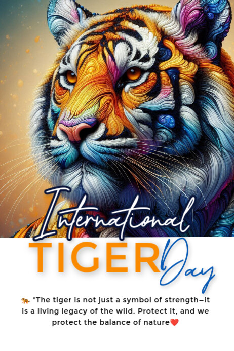 INTERNATIONAL TIGER DAY Template | PosterMyWall