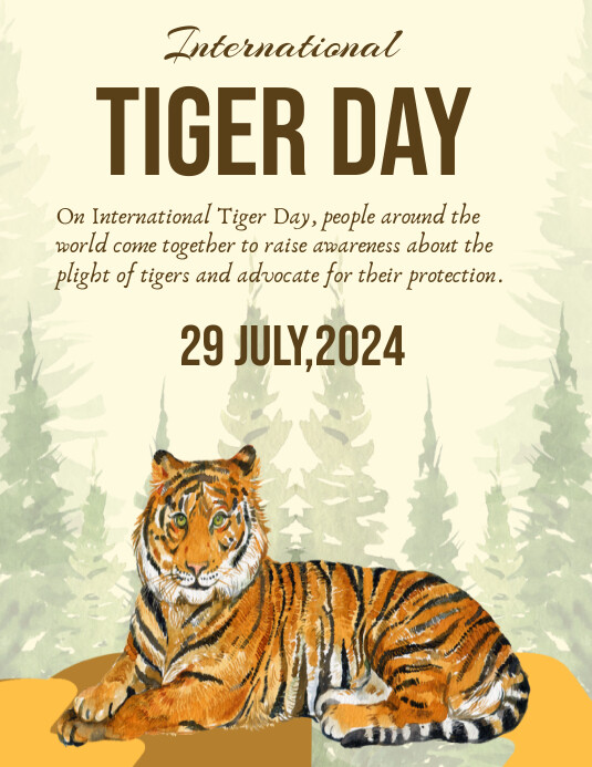 Copy of International Tiger Day Flyer 2024 | PosterMyWall