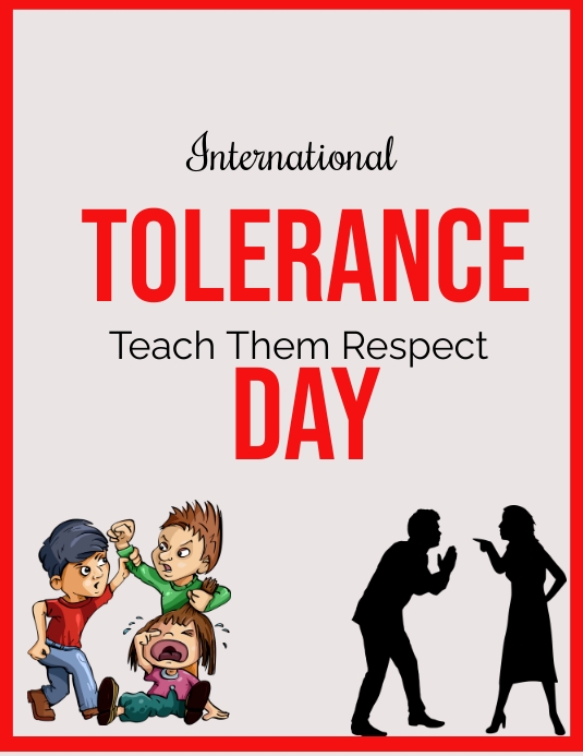 international Tolerance Day Template | PosterMyWall