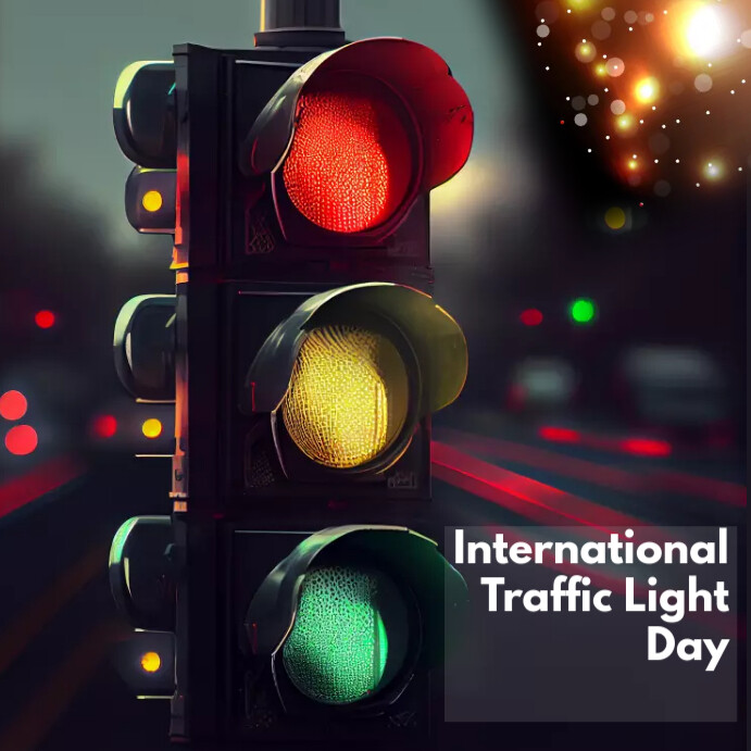 International Traffic Light Day Template | PosterMyWall