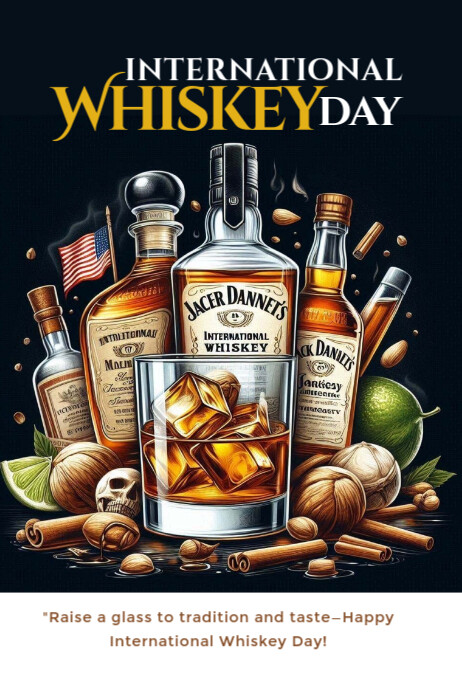 International whiskey day Template | PosterMyWall