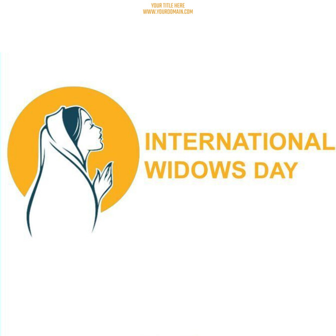 International Widows Day Template | PosterMyWall