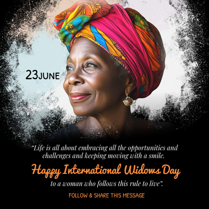 International Widows Day Post Template | PosterMyWall