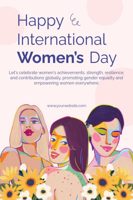 International Women's Day Poster Design | Women's Day Poster 2025 ...