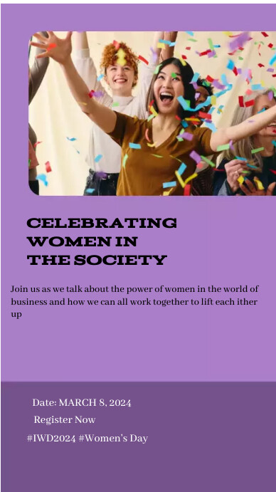 International women’s day event flyer Template | PosterMyWall