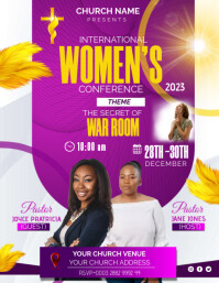 Women Conference Template | PosterMyWall
