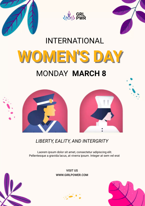 Plantilla de International Women's Day | PosterMyWall