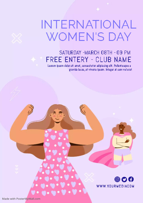 Plantilla de International Women's Day | PosterMyWall