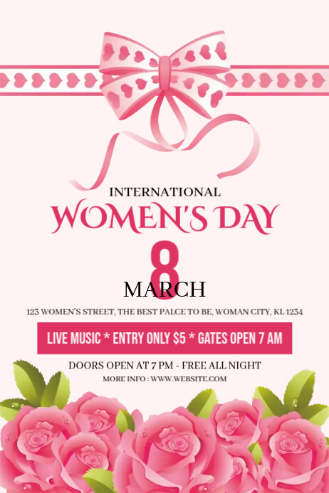 International Women's Day Event Template | PosterMyWall