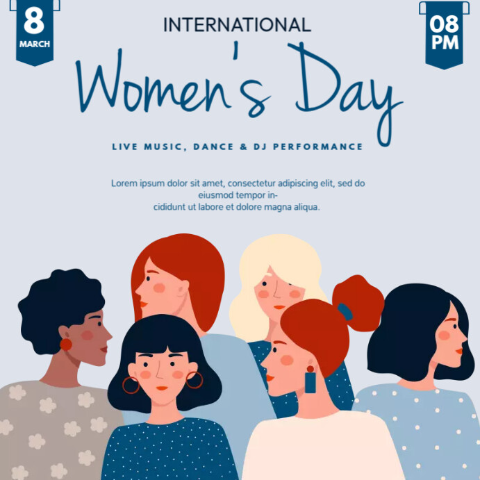 International Women's Day Event Template | PosterMyWall