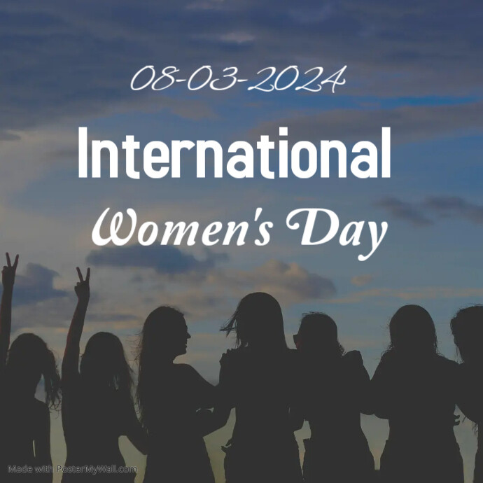Plantilla de International women's Day online greetings | PosterMyWall