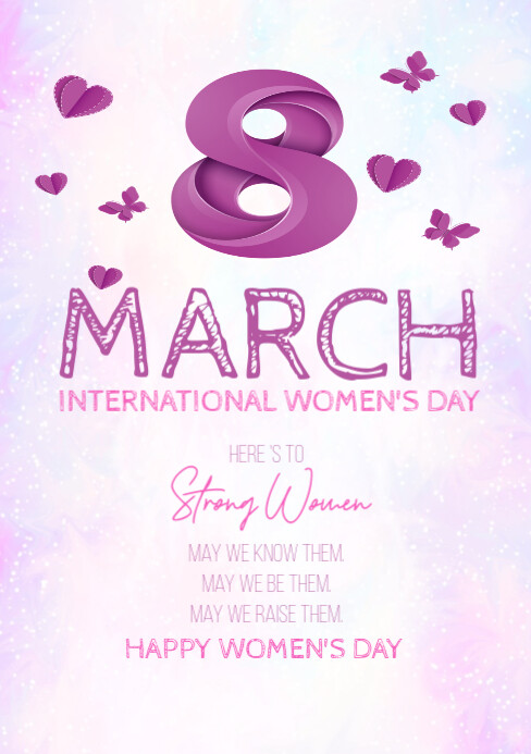 International Women's Day poster quote Template | PosterMyWall
