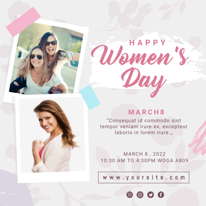 Copy of International Women's Day Social Media Post | PosterMyWall